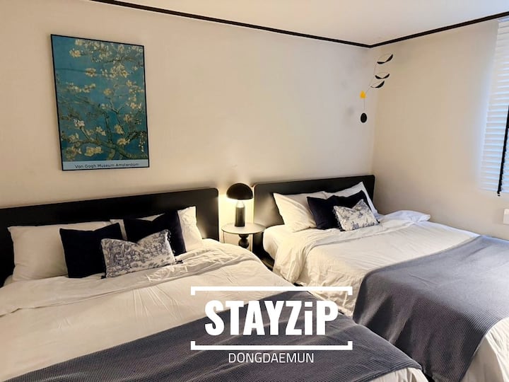 벚꽃여행*3q1s•아늑한숙소•성수역7분•명동•동대문•뉴뉴성수동대문•이태원•롯데타워•강남 - Seoul