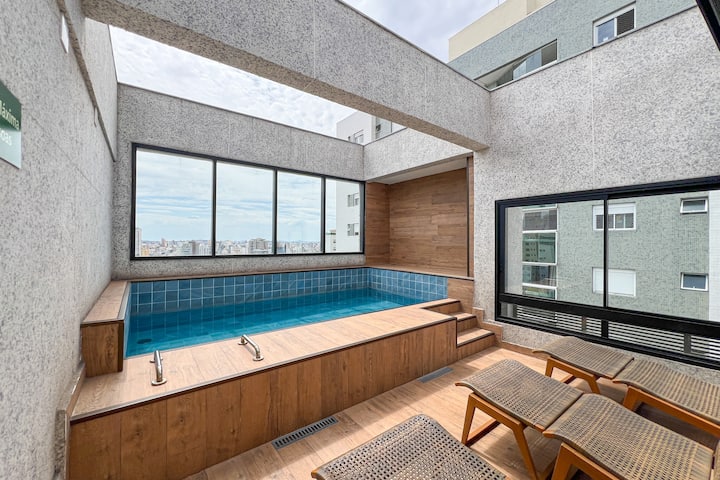 Apto De Luxo Com áRea Privativa E Jacuzzi - Belo Horizonte