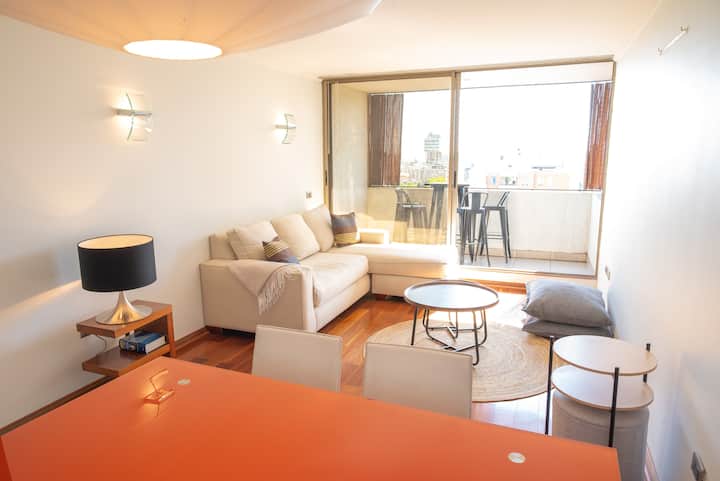 Moderno Depto. En Providencia Con Estacionamiento - Providencia