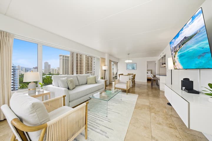 The Beach & Bliss Retreat - 2 Bd, Ac, Pool - Honolulu