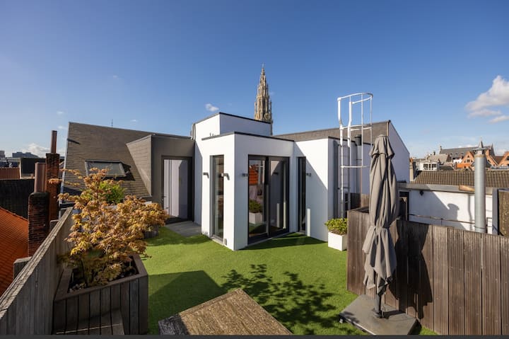 City Center Rooftop Apt With Big Terrace! - 安特衛普