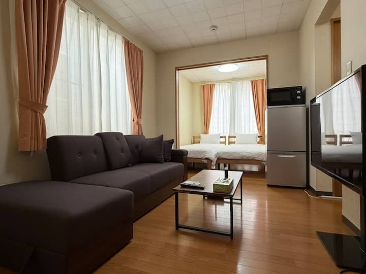 Ql201/エアコン付き/すすきの繁華街徒歩圏、大通駅まで地下鉄でわずか2駅、好立地 - Hokkaidó