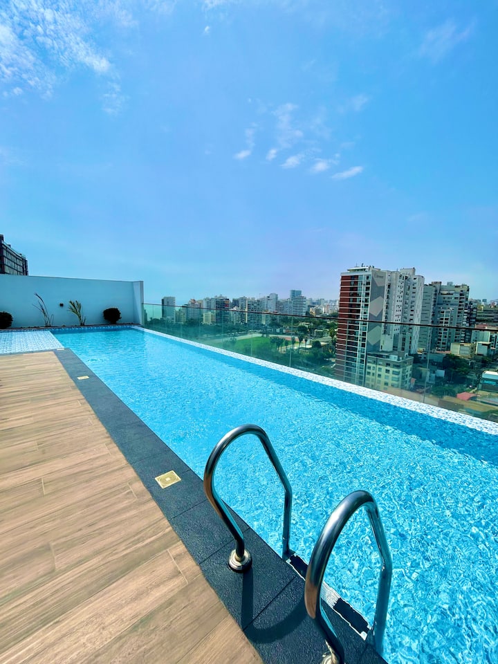 Quiet/gym + Pool/ Barranco&miraflores - Pérou