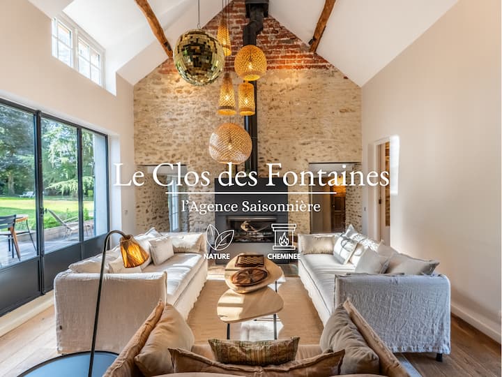 Clos Des Fontaines - Maison De Campagne 1h Paris - Houdan
