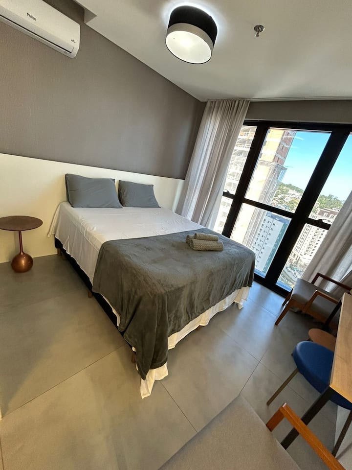 Top Suíte Flat B Linda Vista Mar! - Itapema