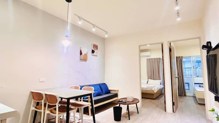 Dd321鄰近大稻埕迪化街整層7房16人3衛家族旅行團體旅行 - Taipei