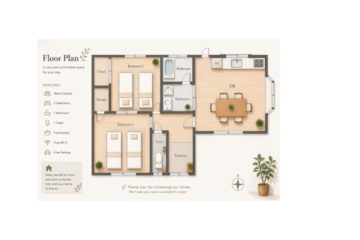 Private House|5ppl|2 Compact Cars Parking | Ic5min - 가가와현