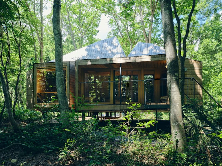 プライベートサウナ付き森の中の自然共生型キャビン｜Sanu 2nd Home 白馬1st - Hakuba