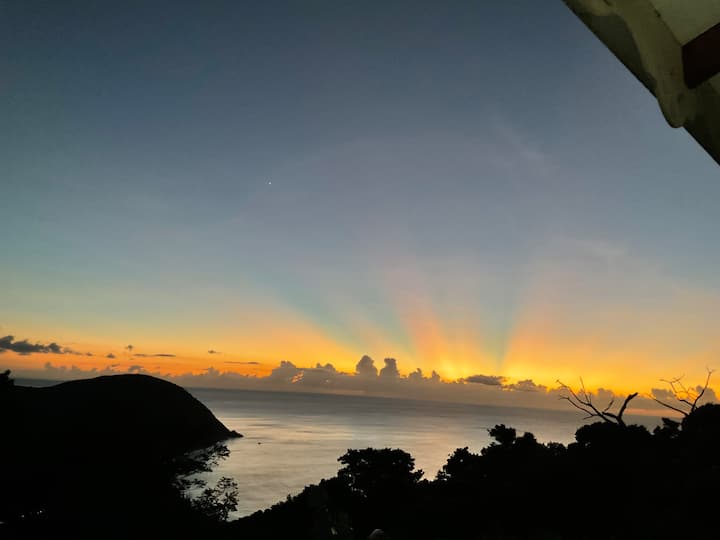 Gîte Vue éPoustouflante Mer Ss Vis à Vis Spa Privé - Deshaies