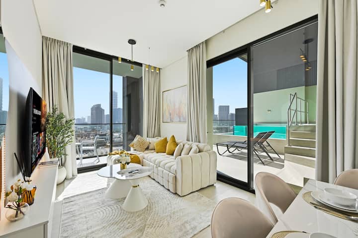 Private Pool | Brand New Fully Furnished 2br | Jvc - Dubai