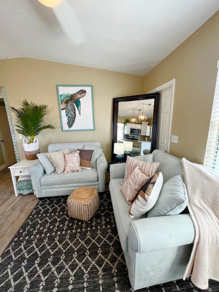 Steps To Sand | Family Bungalow + Fenced Yard - Cocoa Beach, FL