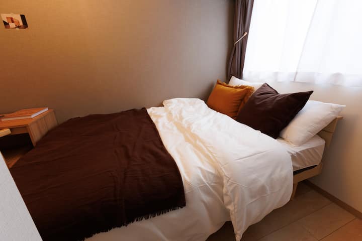 新宿エリア/観光・ビジネス/西新宿/都庁からすぐ/静かな住宅街/セミダブルベッドでゆったり - Shibuya City