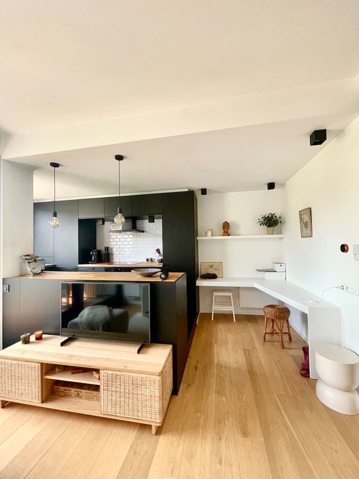 Japandi Flat Next To Bois De La Cambre - Uccle