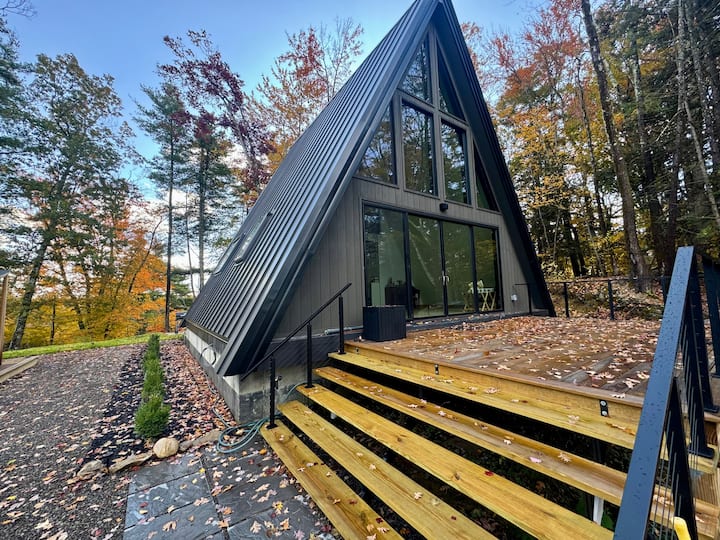 Casa Negra: Luxe A-frame W Sauna + Cold Plunge - Kingston, NY