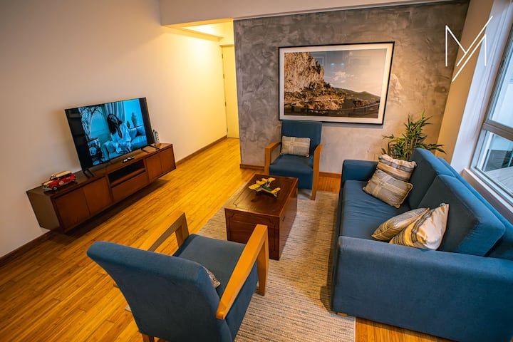 Mm| Cozy 2br Miraflores Stay W/ Free Parking - Lima