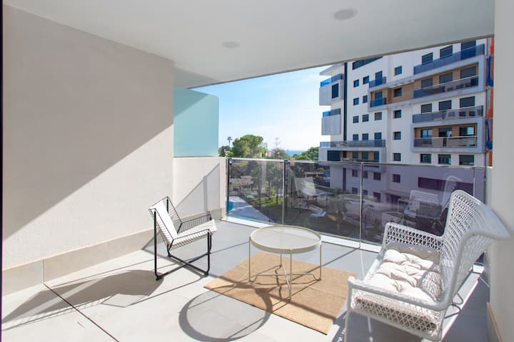 Modern Luxury/sea View Terrace/heated Pool/gym - La Zenia