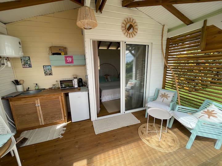 Petit Bungalow Cosy Niché Entre Mer Et Rivière. - Guadalupe