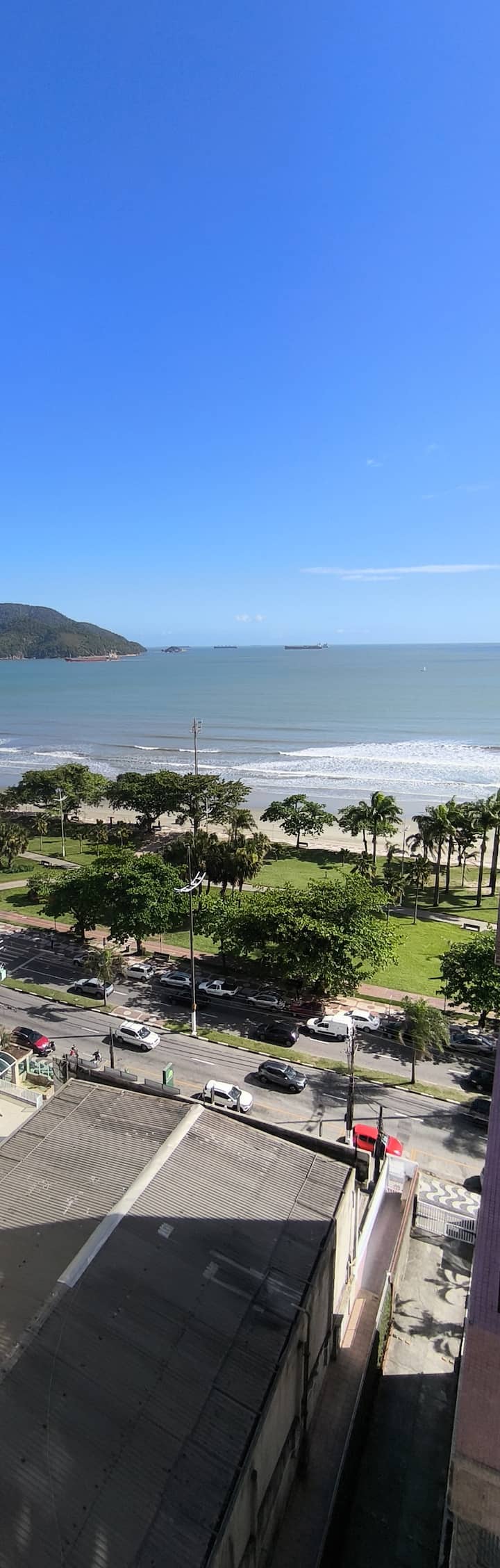 Panoramic Sea View & Private Parking - Santos