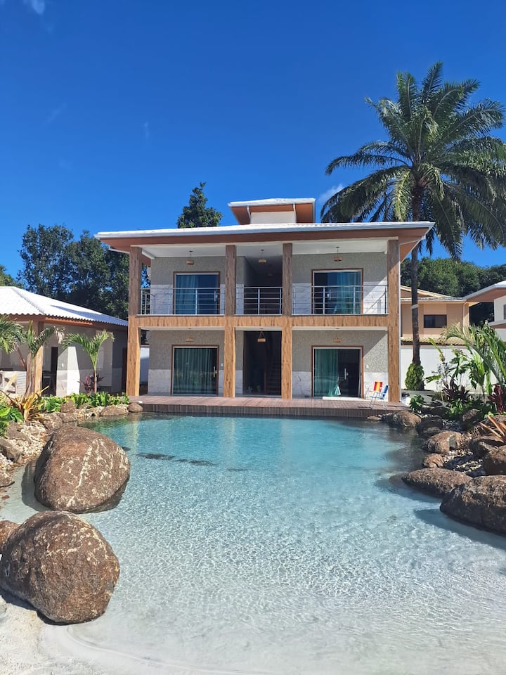 Arraial-duplex Luxo 4 Suítes Com Lago Praia - Porto Seguro