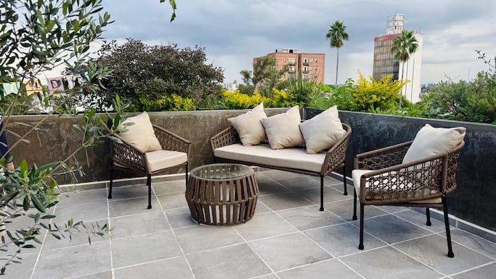 Penthaus Con Terraza Privada Y Vista Increible - Mexico