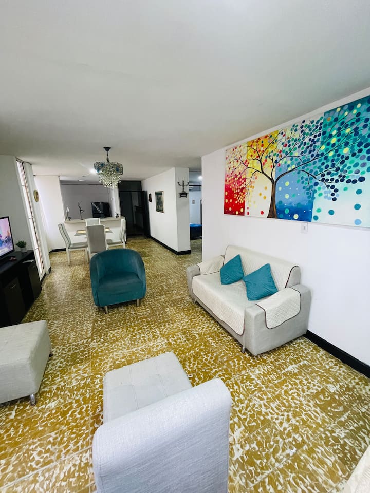 Apto Vista Al Mar A 1 Cuadra De La Playa - 聖塔馬它