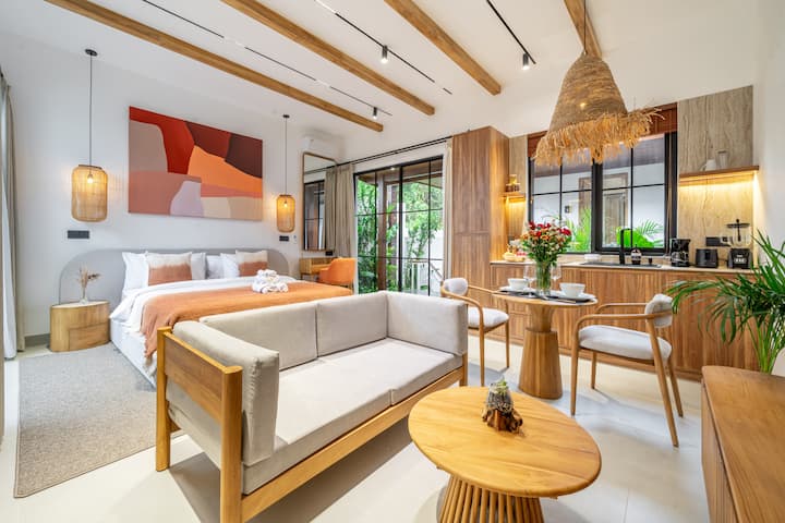 Boho 1br Flat In Central Ubud W Pool, Garden&patio - ウブド