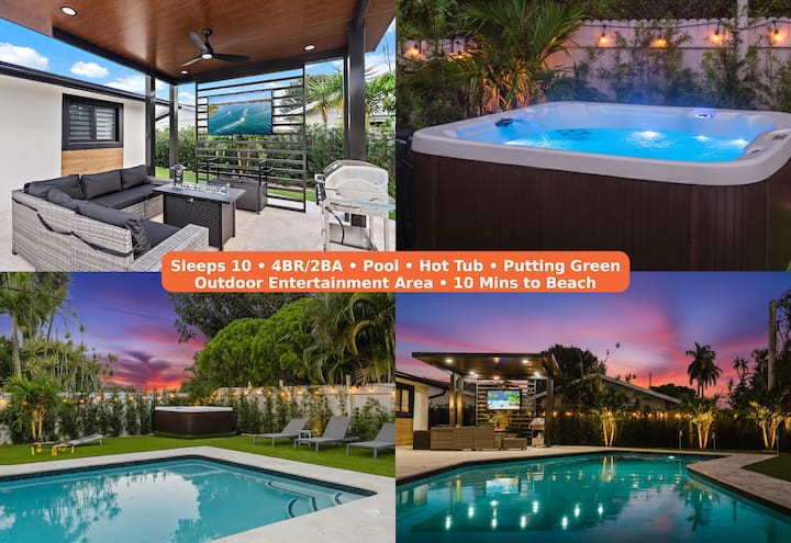 Sleeps 10 • Pool • Hot Tub • Games • Mins To Beach - The Bahamas