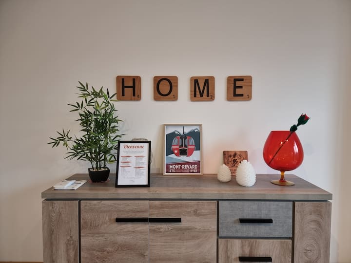 Malibaix Appart Cosy Vue Lac 6 Pers Parking+jardin - Aix-les-Bains