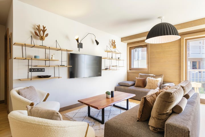 4 Ch 4 Sdb | Rochebrune | Balcon | Piscine|parking - Crest-Voland