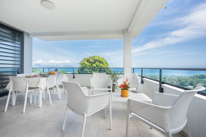 Escapade Vue Mer Et Piscine à 2 Mins De L’aéroport - French Polynesia