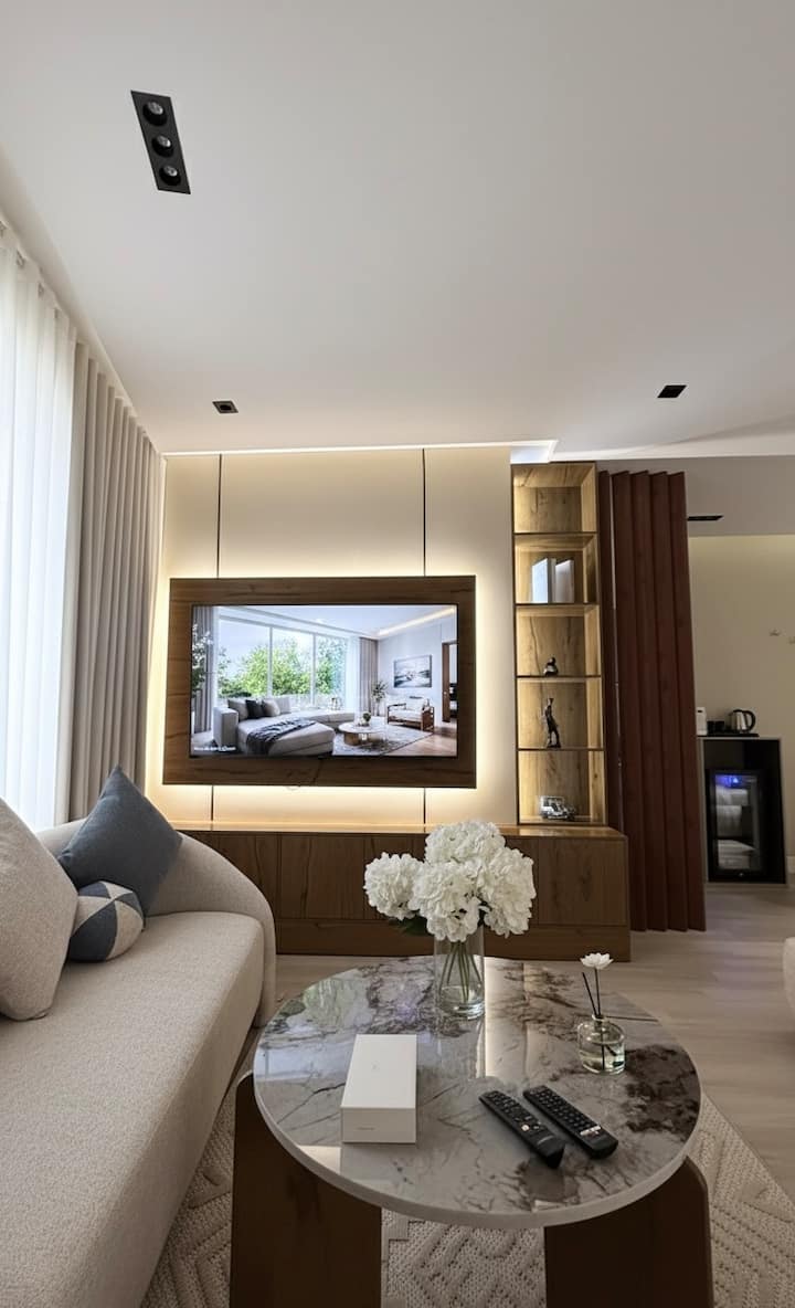 استديو هادئ وانيق بسرير ماستر - Riyadh