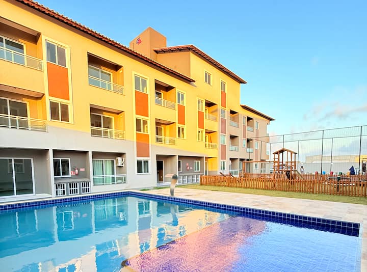 Open Beach Lagoinha-ap Térreo Frente Piscina - Lagoinha