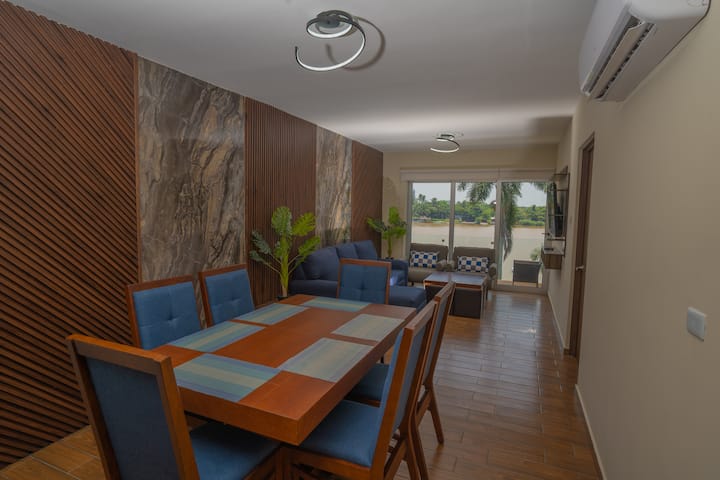 Depto. De Lujo Frente Al Río Jamapa Con Alberca - Boca del Río