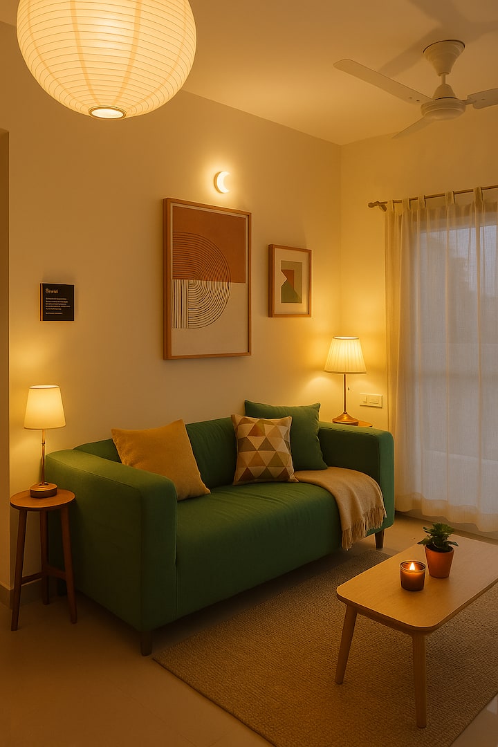 Stylish Apartment Near Airport | Kitchen & Netflix - Aéroport Kempegowda Bengaluru (BLR)