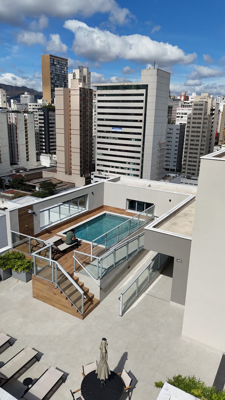 Apê Novinho, Com Piscina, Sauna, Perto De Tudo! - Belo Horizonte