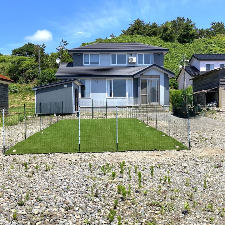 ドッグラン・オーシャンビュー付き一棟貸しヴィラ - Hakodate