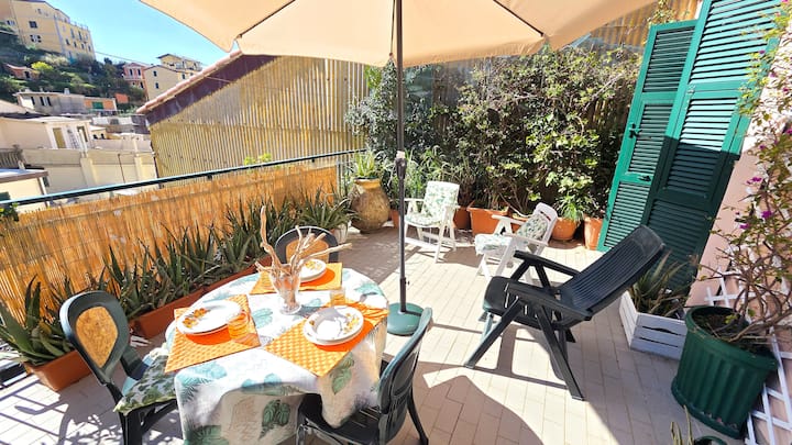 Gelsomino Apartment, Garden Terrace & Sea Breeze - Riomaggiore