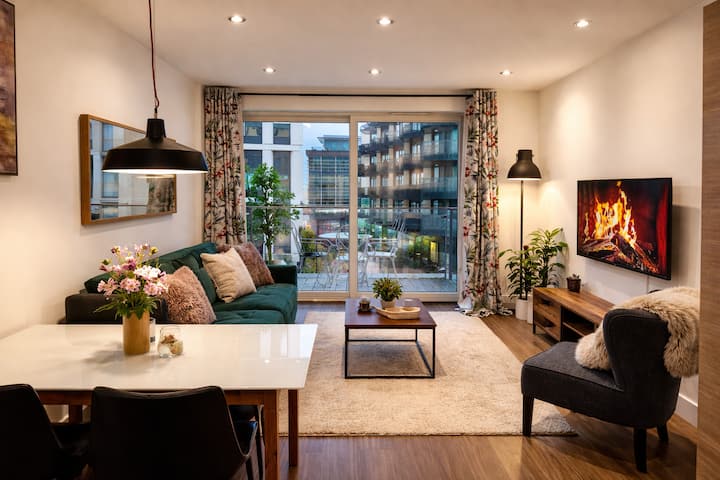 Cherry Tree - Stylish 1-bed By Cambridge Station - Cambridge