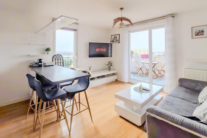 T3 Lumineux 15min Paris, Aéroport Orly à 10min - Fresnes