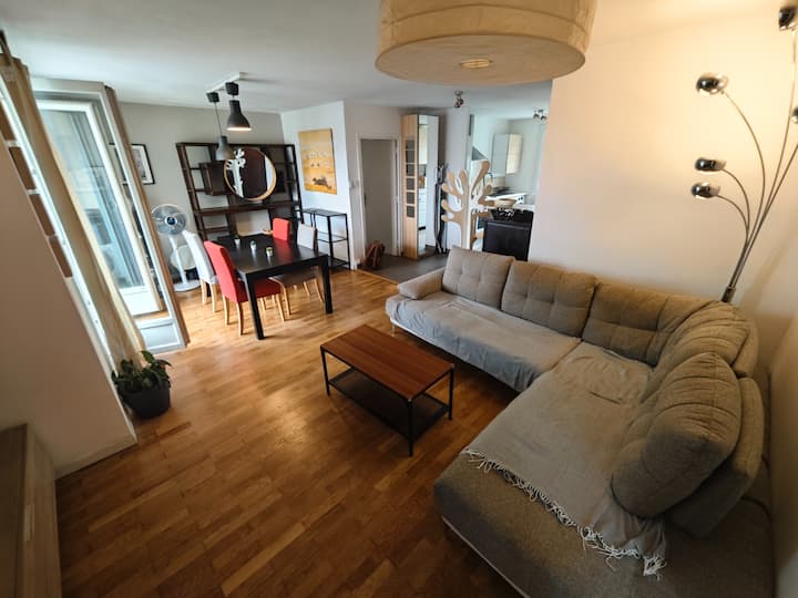 T4 Lumineux 10m Part-dieu - Idéal Famille & Pros - Lyon