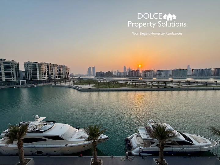2 Bhk | Luxury Yachts Canal Sunset & Harbour Views - Manama
