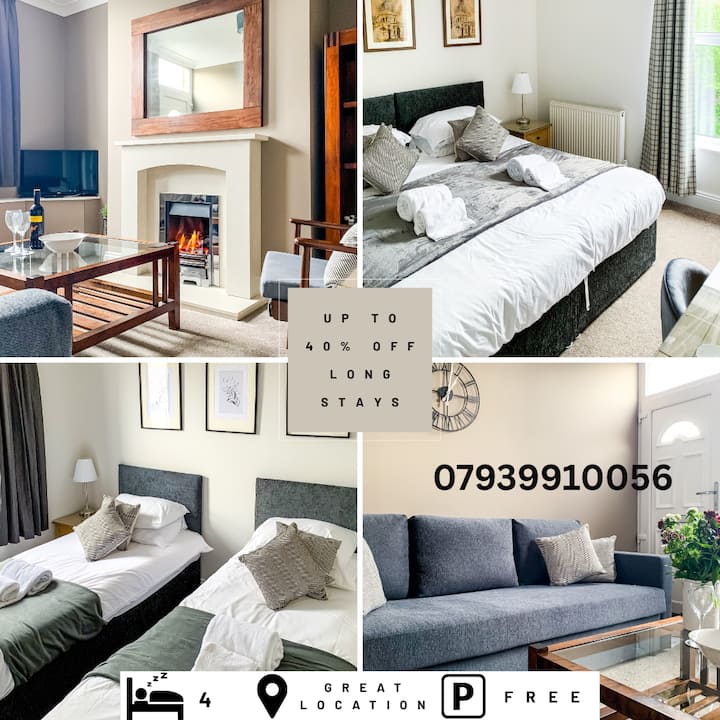 2 Bed House|discounts For Contractors & Long Stays - 約克