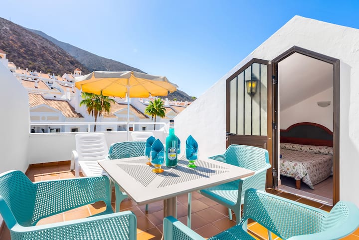 Duplex Clubtenerife|private Solarium|mountain View - Los Cristianos