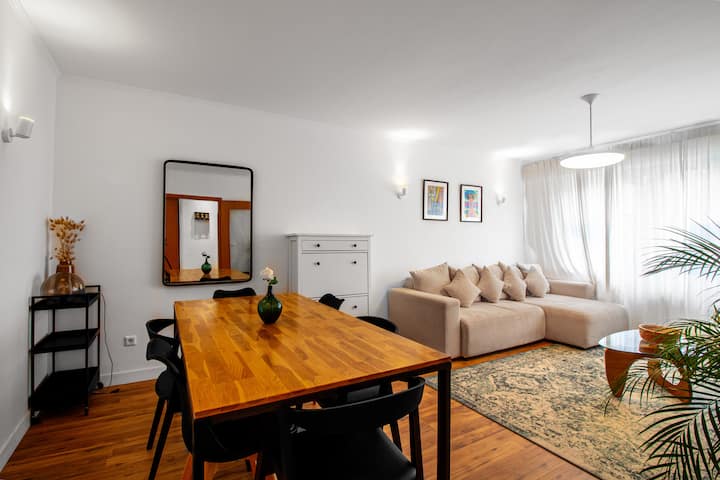 Sweet-heaven: Spacieux 2 Chambres, Balcon, Central - Luxembourg