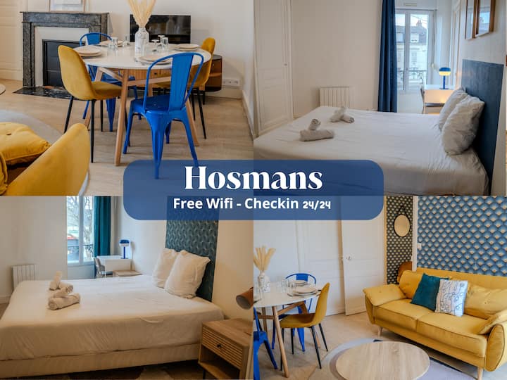 Hosmans T3 Confortable Centre Proche Gare - Le Mans