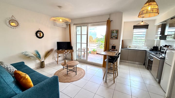 Ti Dodo Studio Cosy Avec 2 Piscines - Saint Pierre