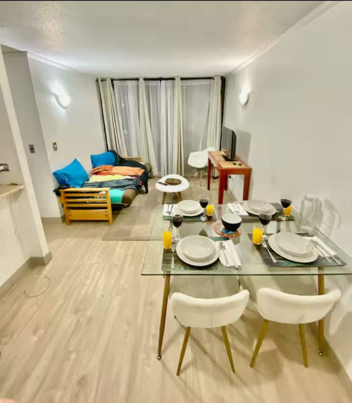 2 Dormitorios, Metro, Céntrico, 100% Equipado. - Santiago