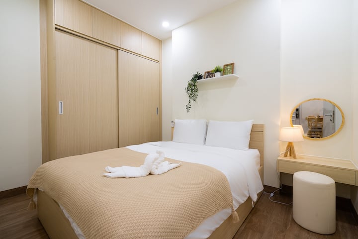 -20% Cute 1bedroom #Bathtub @5mins To Landmark81 - 호찌민시