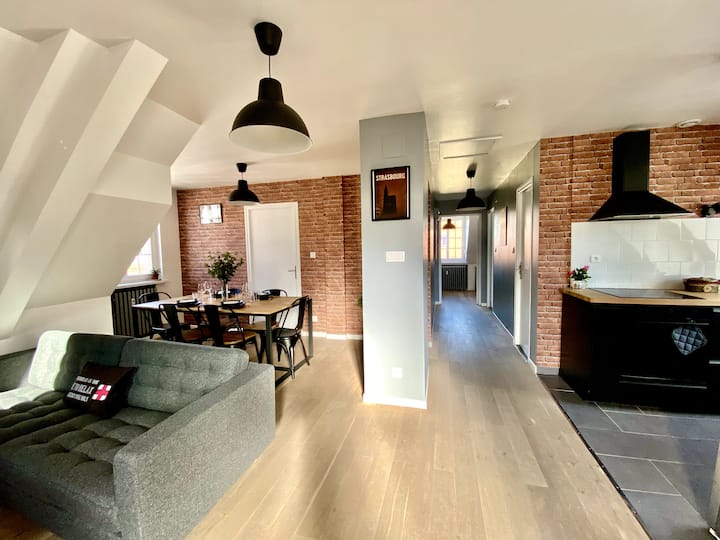 Lumineux 3p Industriel Chic Calme & Proche Centre - Strasbourg