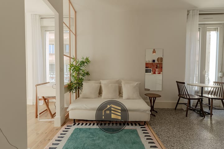 "Orange Pastel" Charmant T2 Proche Gare, Gem, Tram - Gare de Grenoble